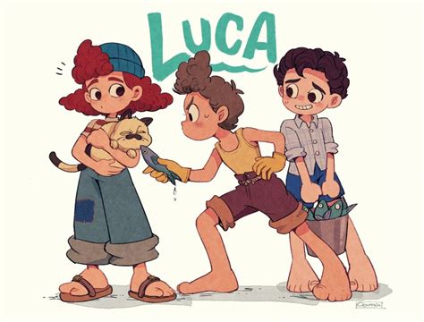 Amazou Alberto Scorfano Giulia Marcovaldo Luca Paguro Luca Pixar Pixar Commentary