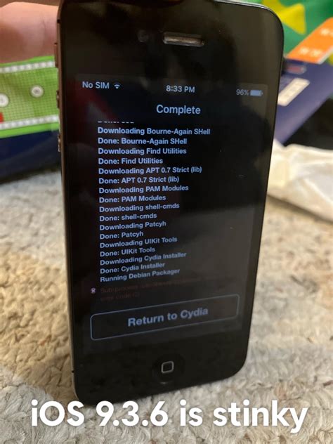 iphone 4s cydia is error r jailbreak