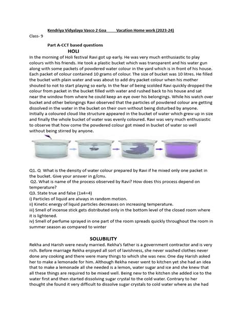 Autumn Break Home Work Class 9 Pdf Velocity Acceleration