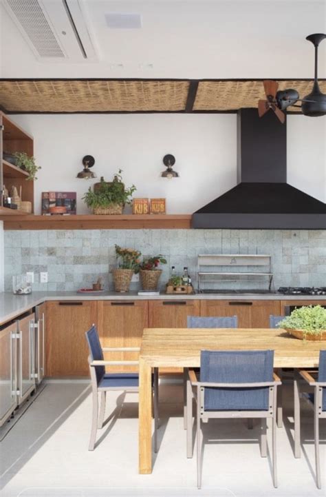Espaço Gourmet Escala Arquitetura Projeto De Cozinha Ao Ar Livre Designs De Cozinha