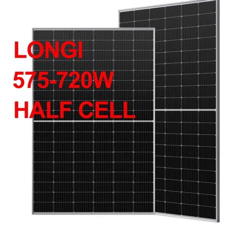 High Efficiency Longi Aioties 700w Glass Half Cell Solar Panels Longi