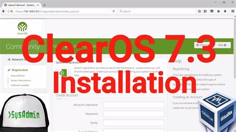 Clearos 73 Installation Overview On Oracle Virtualbox 2017 Youtube