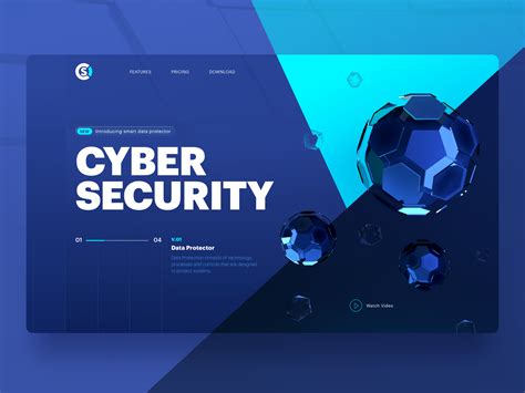 Dribbble Cyber Security Header Design Png By Avian Rizky