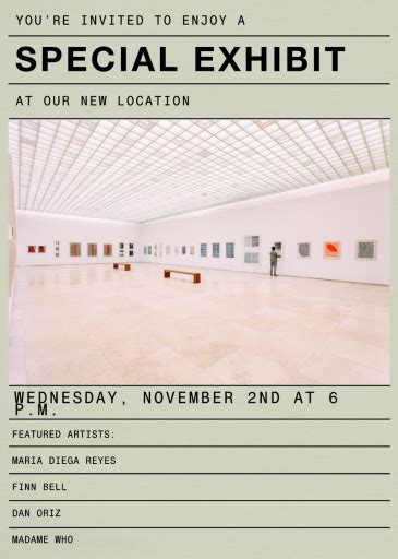 Detail Oriented Art Exhibition Invitation Send Online Instantly
