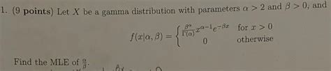 Points Let X Be A Gamma Distribution With Chegg
