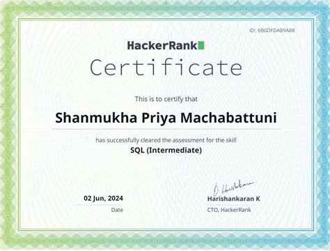 Sql Problemsolving Coding Certification Hackerrank