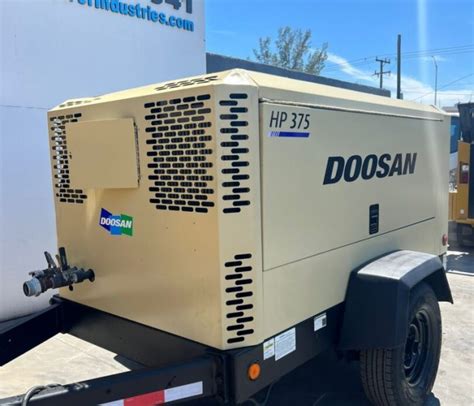 2015 Doosan 375 Cfm Towable Diesel Air Compressor Ironpower Industries