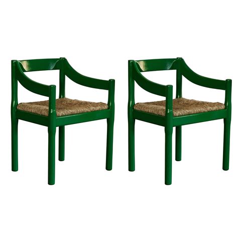 Vico Magistretti Carimate Dining Chairs For Cassina 1960 Set Of 8