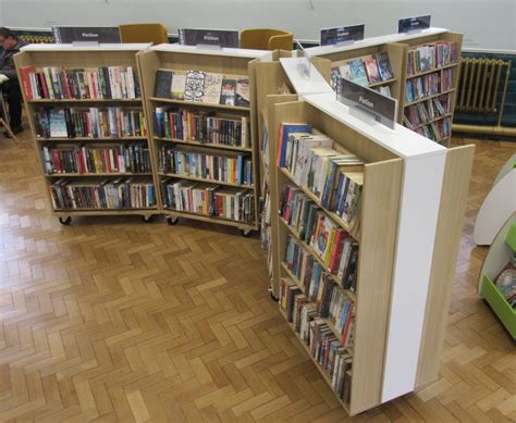 School Library Shelving Opening The Book
