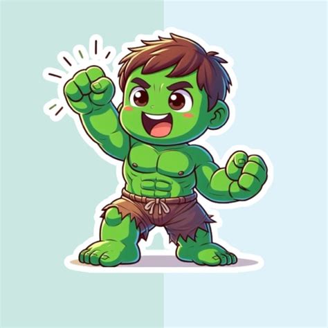Hulk Stickers Etsy