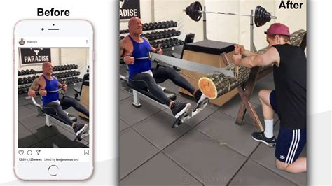 The Rock Workout Meme Youtube