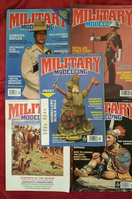 Military Modelling Magazine X 5 Bundle 1990s Classic Model Hobby £805