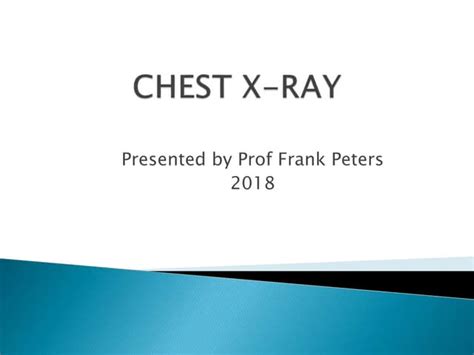 Normal Chest X Ray Radiology Basics Pptx