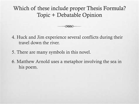 Ppt Thesis Statement Examples Powerpoint Presentation Free Download