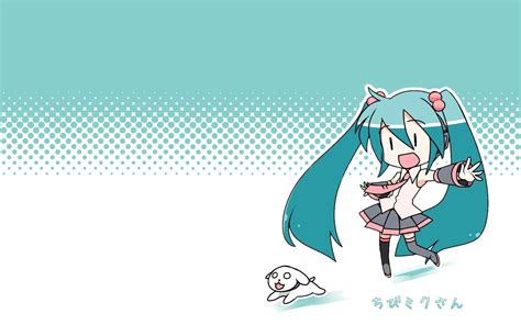 Chibi Miku Wallpapers Wallpaper Cave