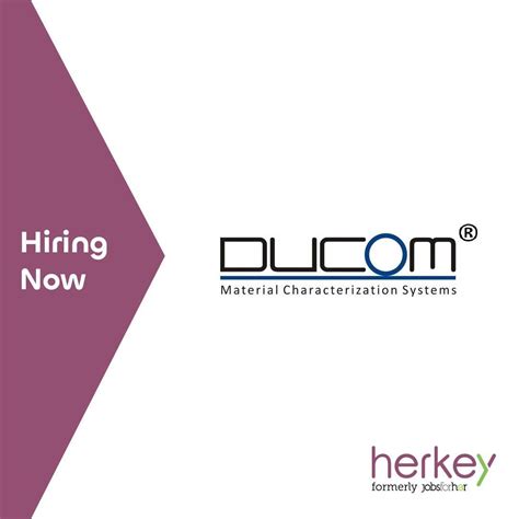 Applicationengineer Hrmanager Ducom Bangalore Jobs Applynow