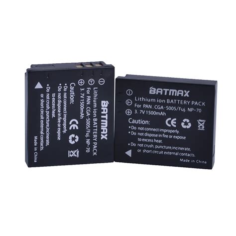 2pcs Cga-s005 S005 Bcc12 Cga-s005e Dmw-bcc12 Rechargeable Battery For ...