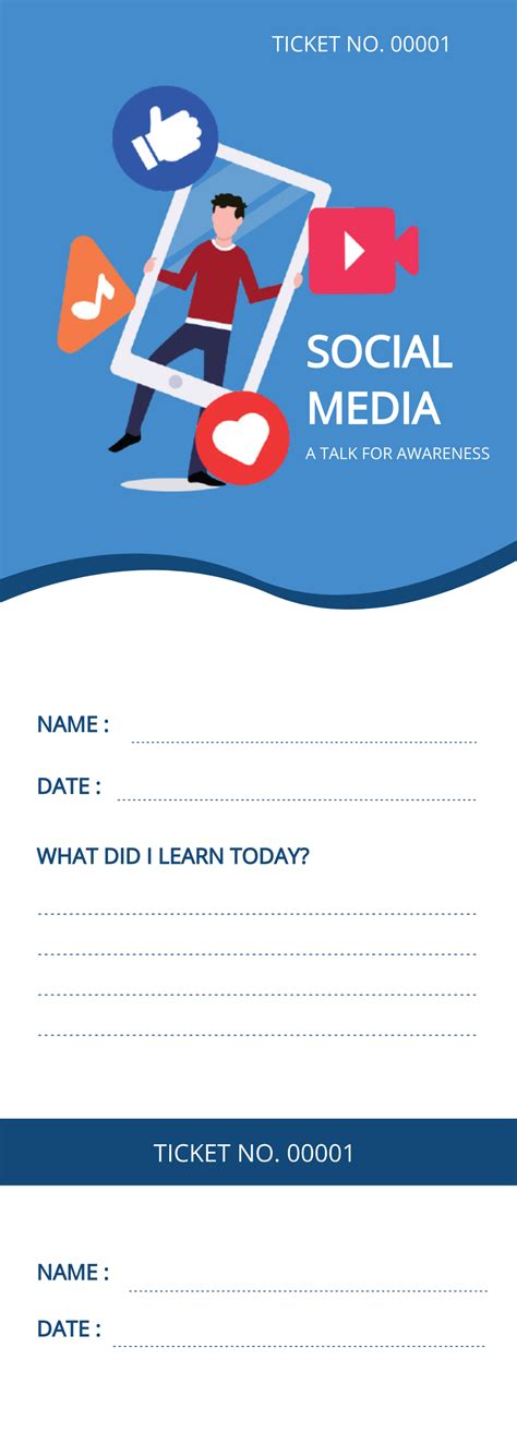 Free Exit Ticket Templates Editable And Printable