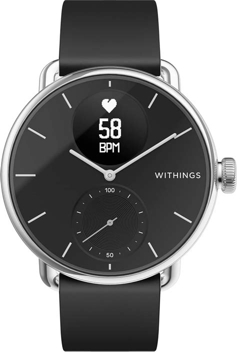 Withings Scanwatch Montre Connectée Sport Hybride Avec Ecg Fréquence