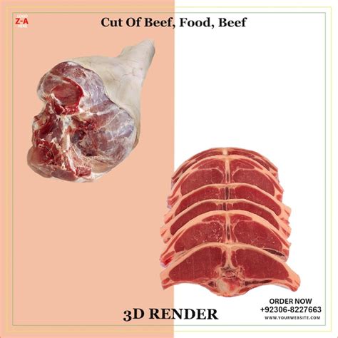 Premium Psd Cut Of Beef Food Beef