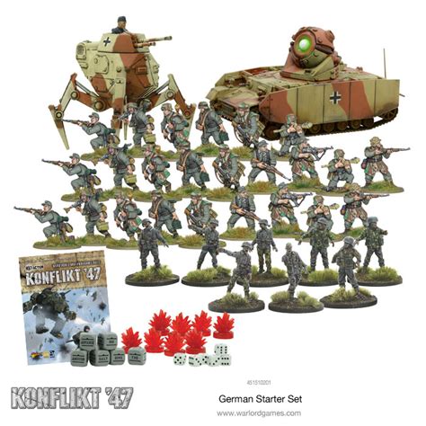 New German Nachtjager Assault Squad For Konflikt 47 Warlord Games