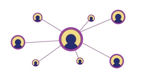 User Network Connection Diagram Concept 60629616 Stock Video At Vecteezy