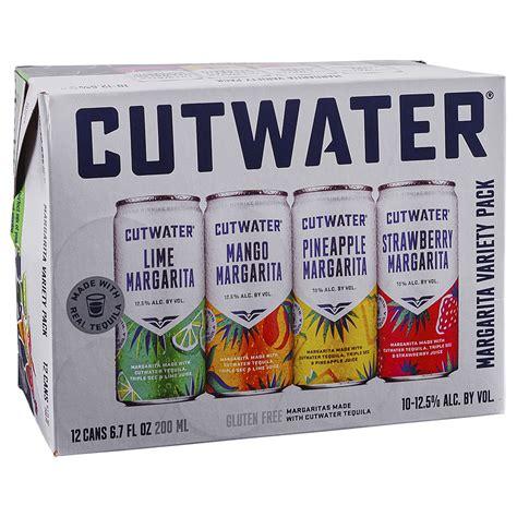 Cutwater Margarita Variety Pack 12pk 6 Oz Cans Applejack