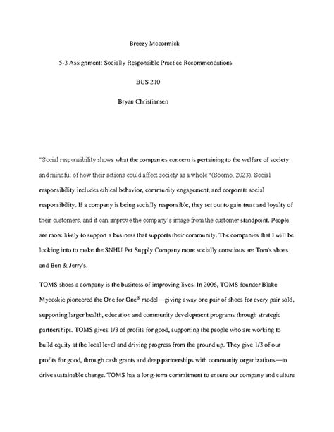 Bus 210 Assignment Analyzing Organizational Structures Studocu