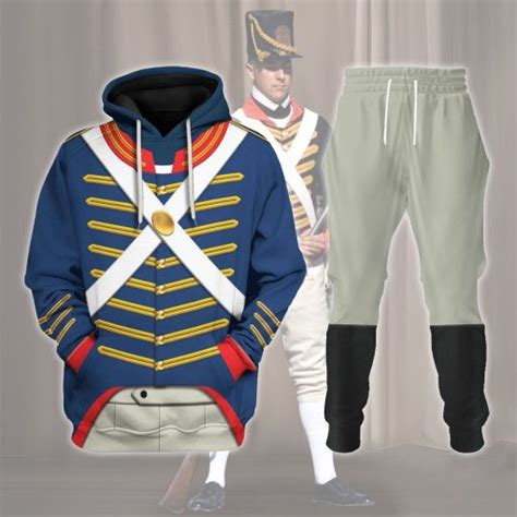 9heritages Us Marine Uniform 1810 1815 Costume Hoodie Sweatshirt T