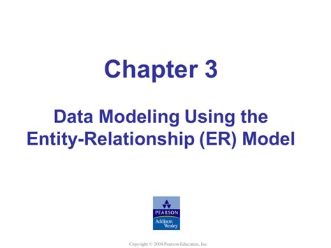 Data Modeling With Er Model Chapter 3 Presentation