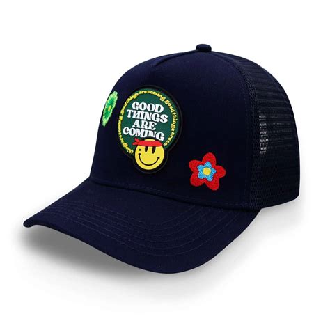 Gorra Problematic Chiquete Good Things Trucker Marino Unital