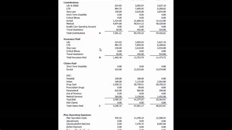 How To Read Your Financial Statement From The Benefits Trust Youtube