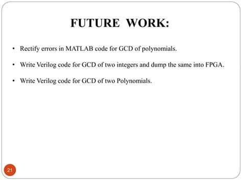 eucledian algorithm for gcd of integers and polynomials pptx