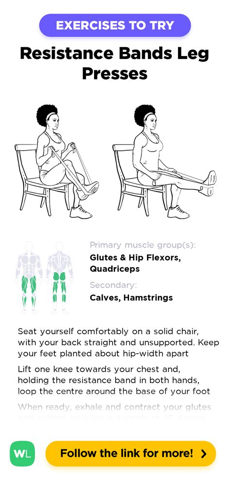 Seated Resistance Bands Leg Presses Extensions Workoutlabs Exercise