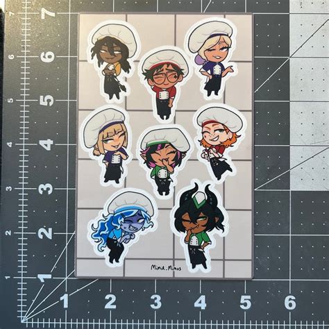 Twst Sticker Sheets Etsy