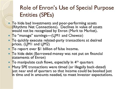 Unit 7 Financial Statement Fraud And The Enron