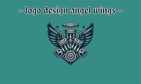 Premium Vector Engine With Wings Vector Illustration Flat Design