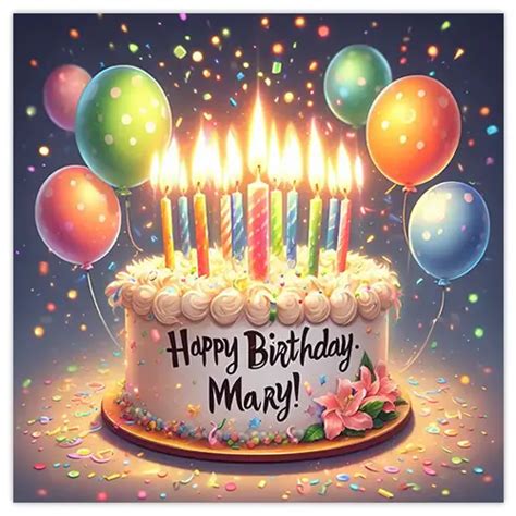 Happy Birthday Mary 113 New Images Free Calendar Su
