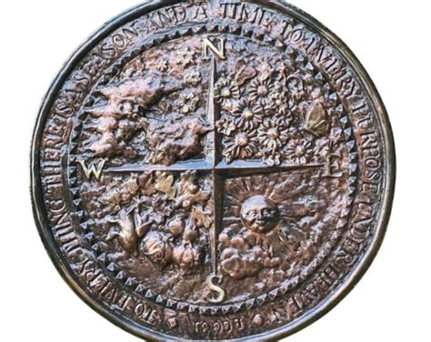 Compass Statue Garden Decor Concrete Garden Plaque Cement Compass