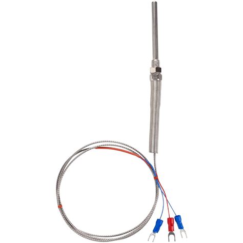 Bluestars Rtd Pt100 Temperature Sensor Probe 3 Wire Digital Stainless