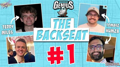 Welcome To Backseat Genius The Backseat A Lorcana Podcast Ep1