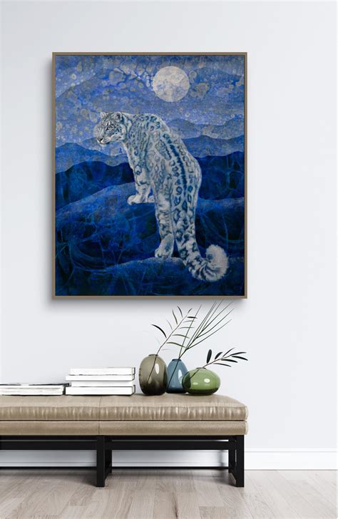 Freedom Snow Leopard Prints Carly Bouwman