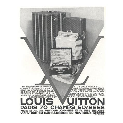 1931 French Art Deco Louis Vuitton Advertisement Print Luxury Travel