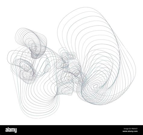 Abstract Conceptual Geometric Rounded Rectangle Pattern Good For Web Page Graphic Design