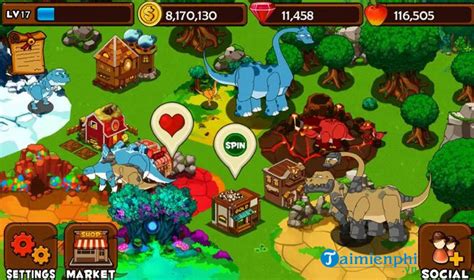 Download Dino Island Cho Android Nuôi Dưỡng Chăm Sóc Khủng Long Ta