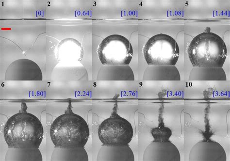 The Interaction Between A Cavitation Bubble And An Elastic Sphere Download Scientific Diagram