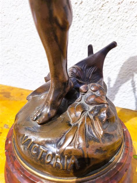 E Picault Victoria Bronze Sculpture Late 19t Antikeo