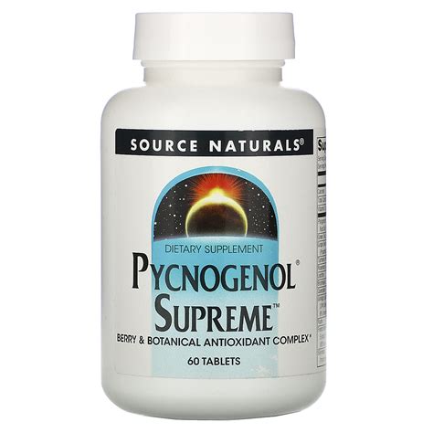 Source Naturals Pycnogenol Supreme 60 Tablets