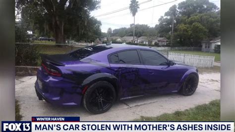 Thieves Steal Dodge Hellcat With Mothers Ashes Inside