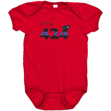Personalized Blue Line Onesie Type 2 Ak1 Thinbluelineheroes